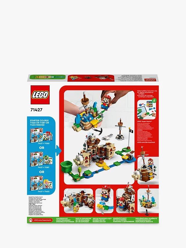 LEGO Super Mario 71427 Larry and Morton Airship Expansion Set, 興趣及遊戲 ...