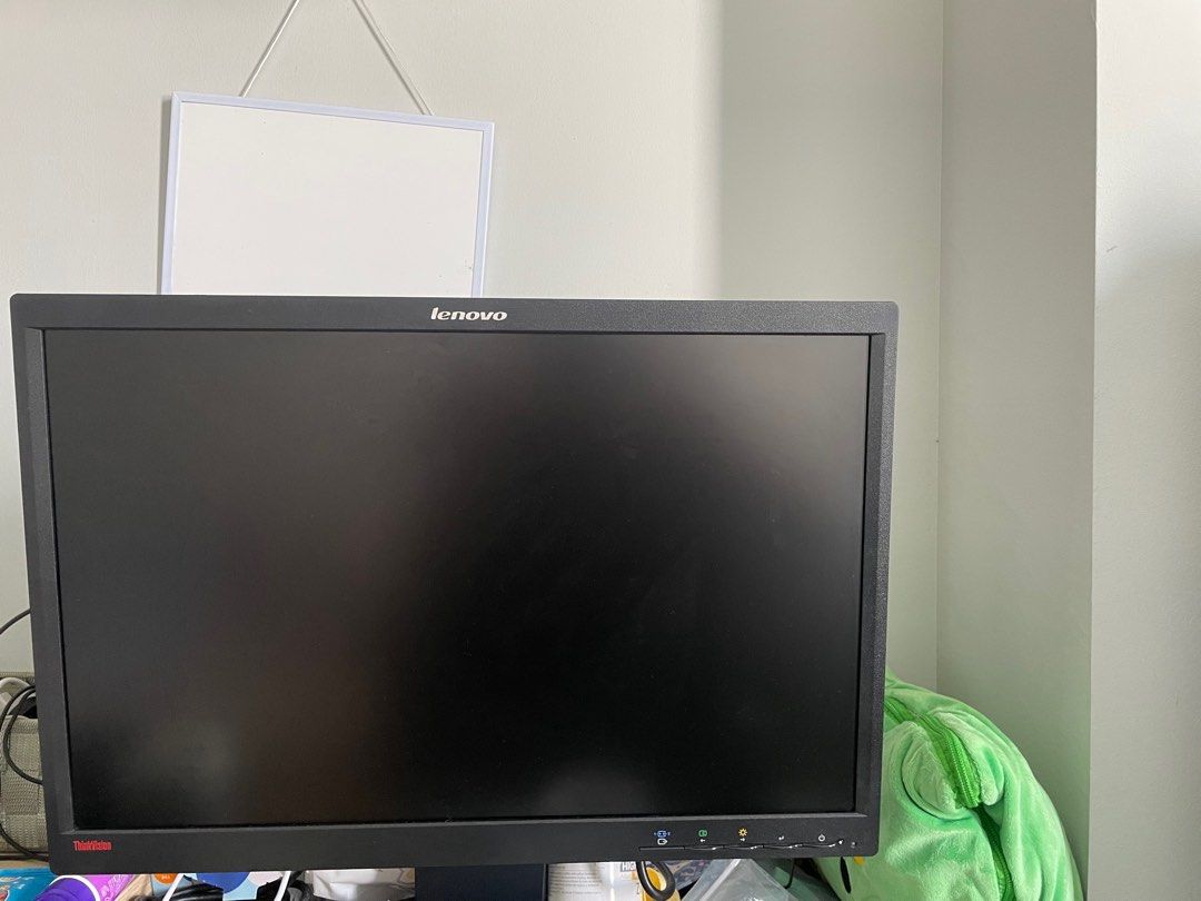 22" Lenovo think vision monitor (tested fully working), Computers ...