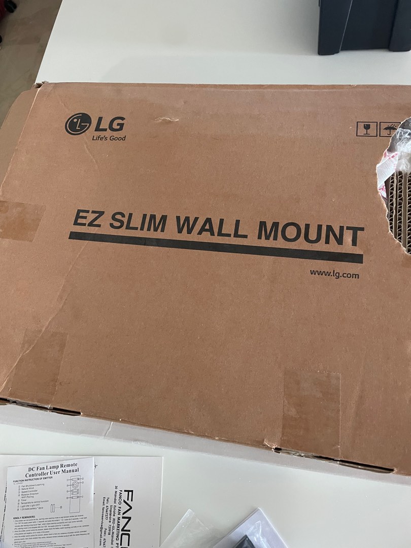 LG TV Wall Mount, TV & Home Appliances, TV & Entertainment, TV Parts ...