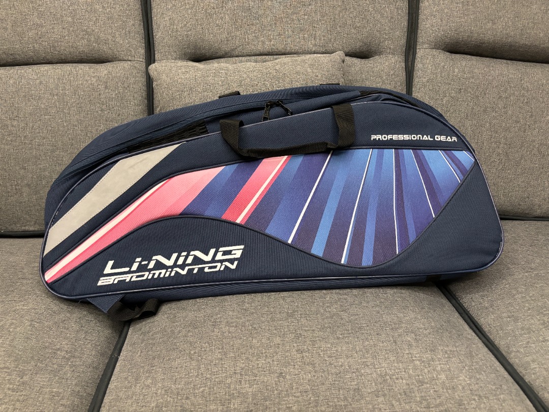 LINING Racquet Bag Navy 9-In-1, Sports Equipment, Sports & Games ...