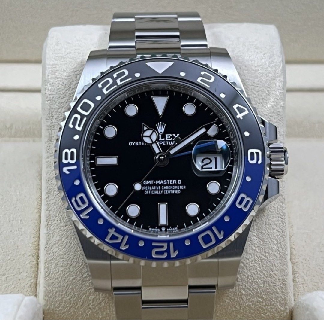LNIB - 126710 BLNR (BATMAN) Rolex GMT Master II, Luxury, Watches on ...