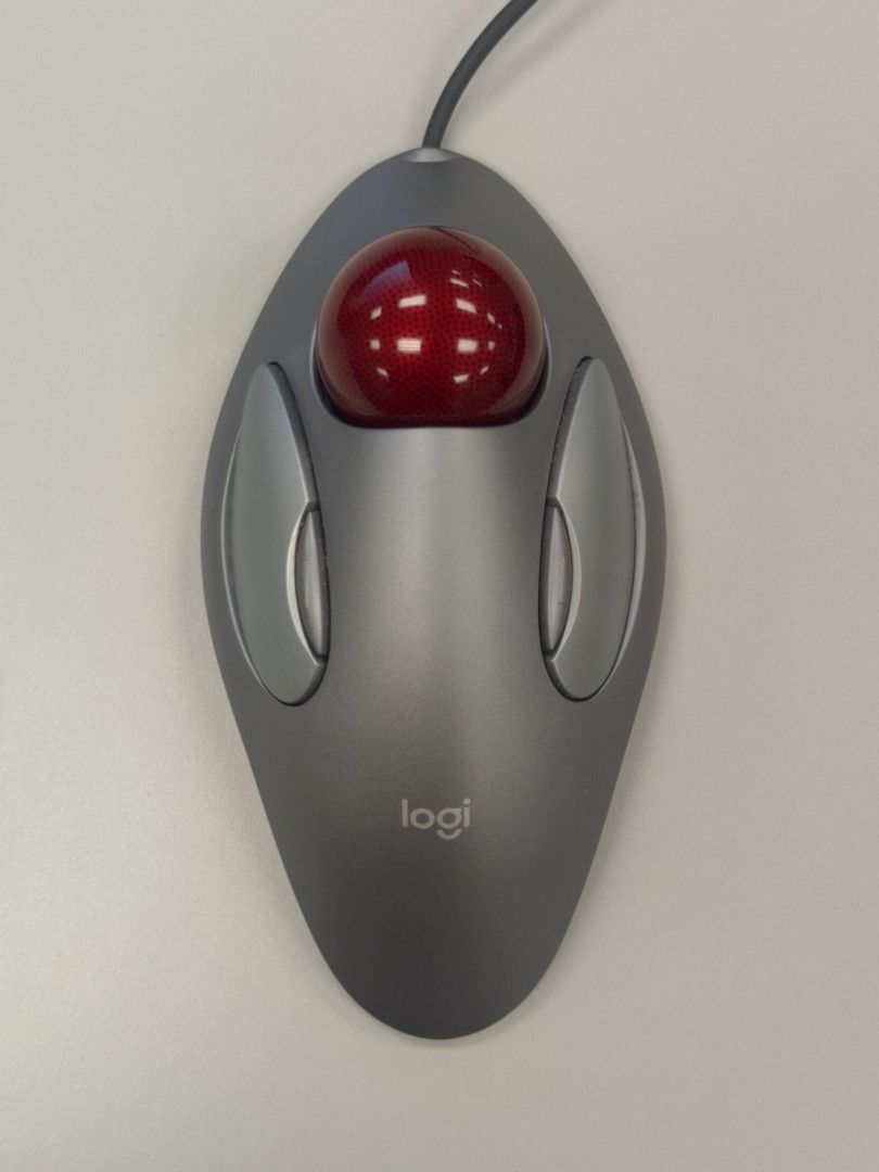 Logitech Trackman Marble Trackball 滑鼠, 電腦＆科技, 電腦周邊及配件, 電腦滑鼠及相關產品 ...