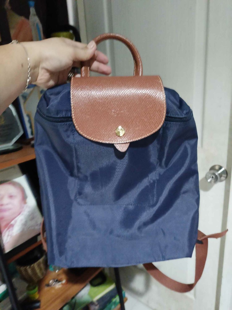 longchamp backpack, Luxury, Bags & Wallets on Carousell