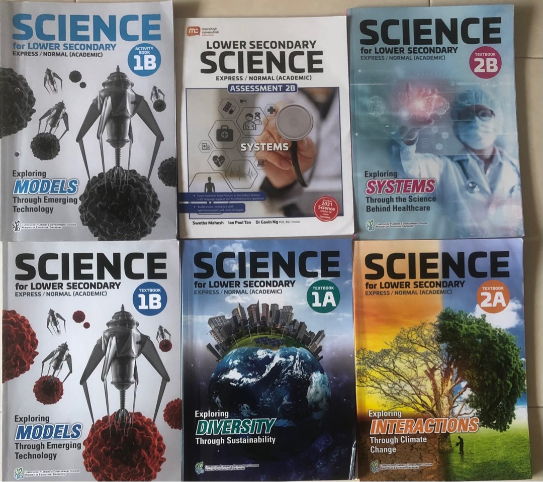Lower secondary science textbook and workbooks, Hobbies & Toys, Books ...
