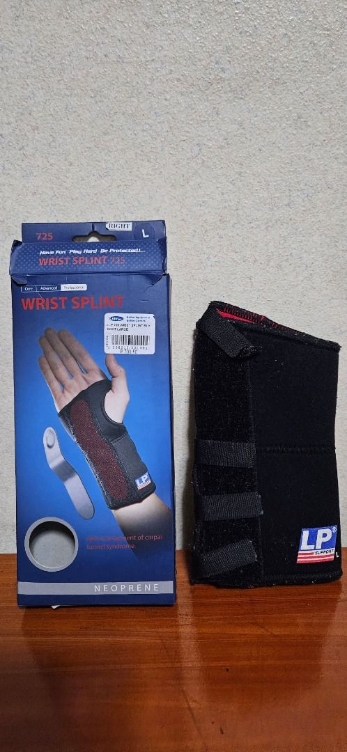 LP Wrist Splint 725 with Spoon (Professional) Made of Neoprene - Large ...