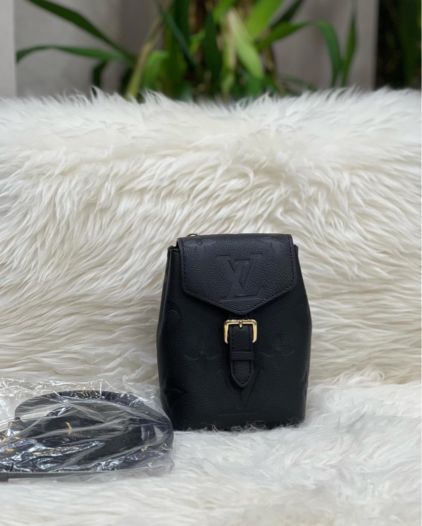 LV tiny backpack- black empreinte, Luxury, Bags & Wallets on Carousell