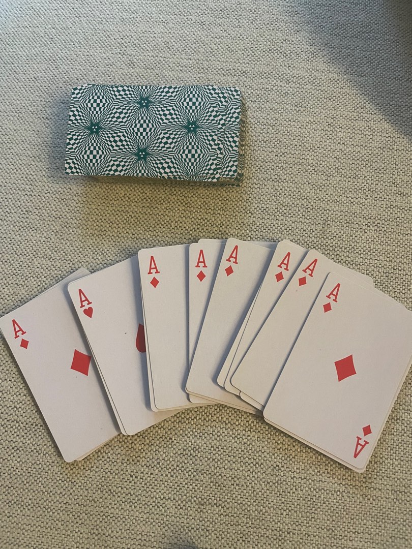 Magic poker card change all cards to As, Hobbies & Toys, Toys & Games ...