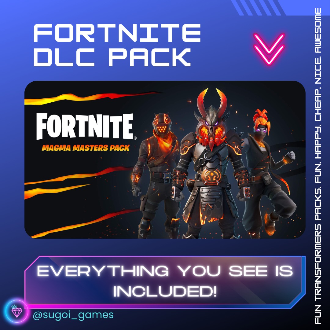 Magma Masters Pack | Fortnite DLC/Add-on | Login Required |, Video ...