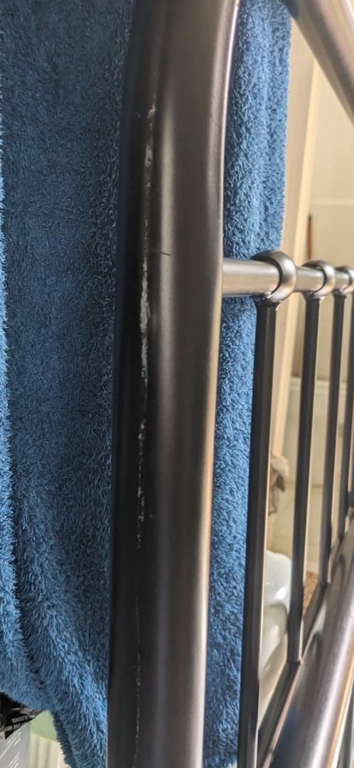 MandaueFoam Kumi Metal Bed Frame (Single 36inx75in), Furniture & Home ...