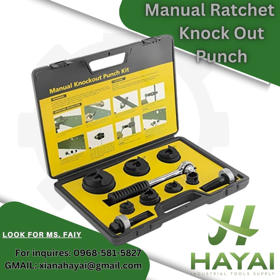 Manual Ratchet Knock Out Bunch, Commercial & Industrial, Construction ...