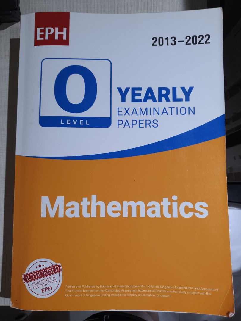 Mathematics Sec 4, Hobbies & Toys, Books & Magazines, Assessment Books ...