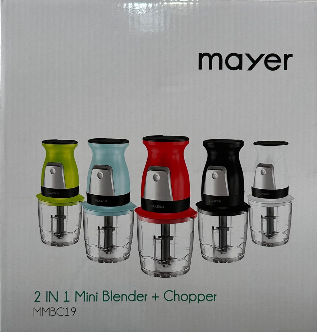 Mayer 2 In 1 Mini Blender + Chopper, TV & Home Appliances, Kitchen Appliances, Juicers, Blenders ...