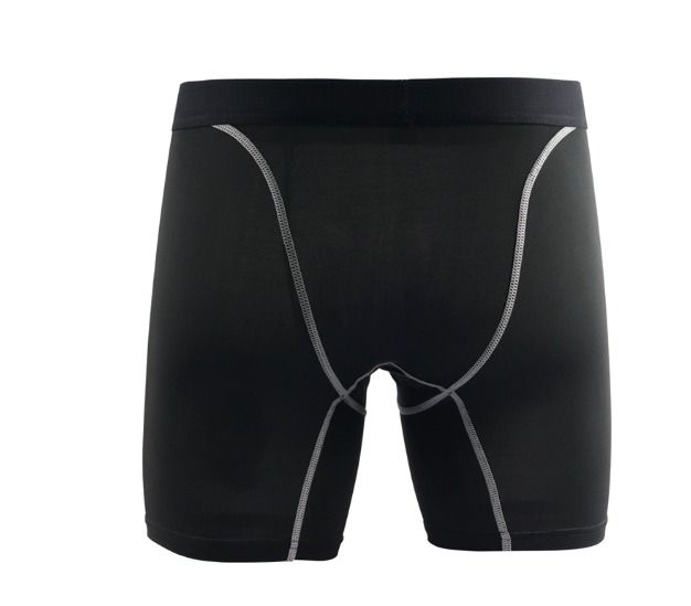 Men's black tights compression tights fitness shorts basketball safety ...