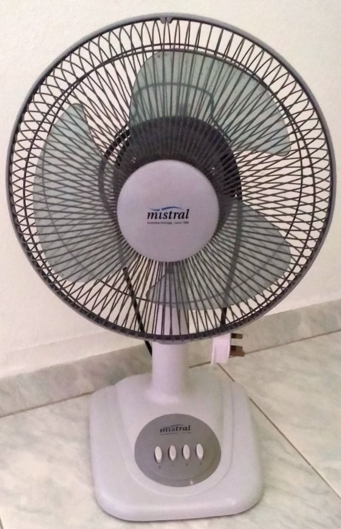 Mistral 12'' Table Fan, Furniture & Home Living, Lighting & Fans, Fans ...