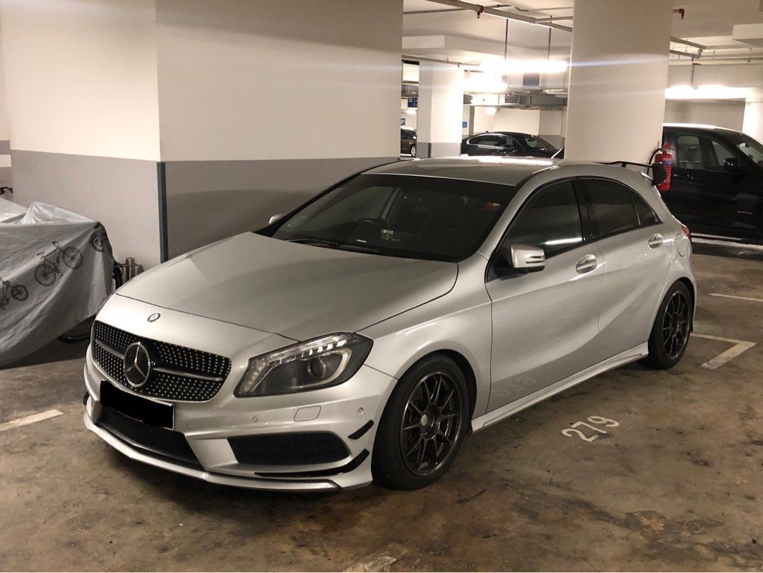 Modded MERCEDES-BENZ A200 AMG CAR RENTAL, Cars, Car Rental on Carousell