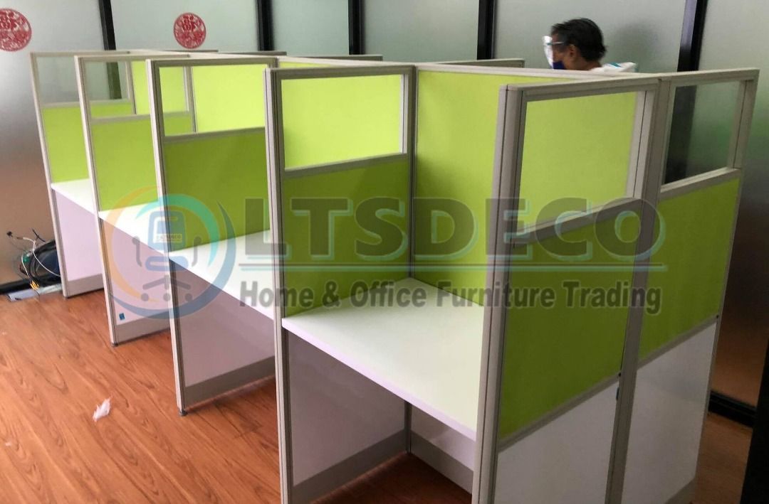 MODULAR OFFICE PARTITION BPO TABLE FURNITURE NEW CUBICLES, Furniture ...