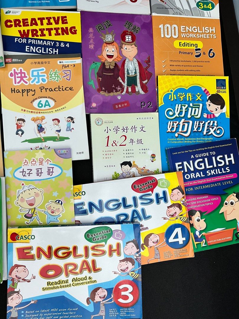 Moe primary school textbook and assessment books p4 chinese p6 p2A ...