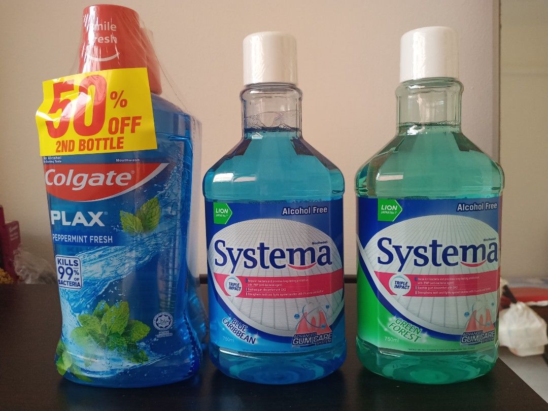 Mouthwash (Colgate/ Systema 750 ml), Beauty & Personal Care, Oral Care ...