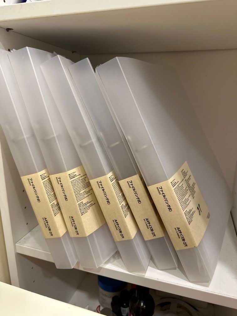 Muji Clear Ring Folder, Hobbies & Toys, Stationery & Craft, Stationery ...