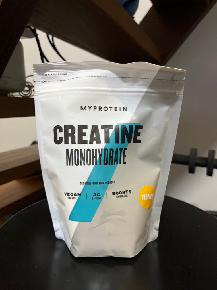 MyProtein Tropical Flavoured Creatine 250g, Health & Nutrition, Health ...