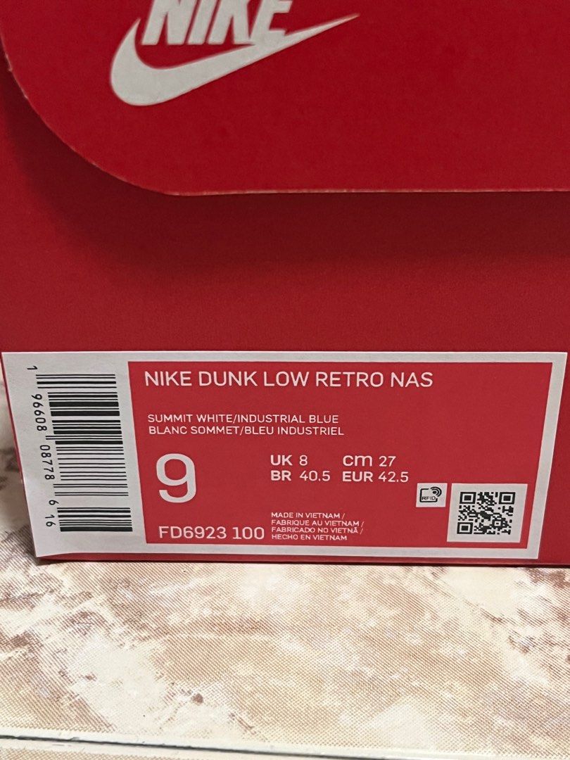 Nike Dunk Low Retro Nas, Men's Fashion, Footwear, Sneakers on Carousell