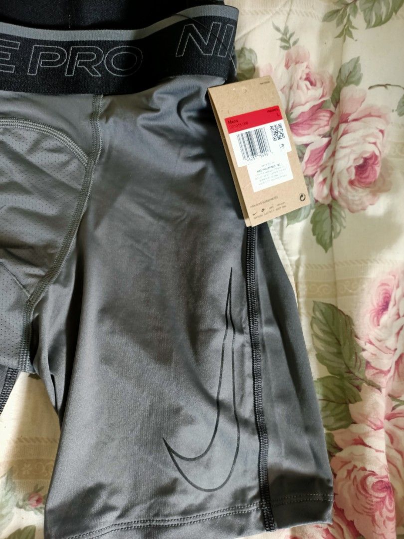 Nike Pro Compression Shorts Grey, Men's Fashion, Activewear on Carousell