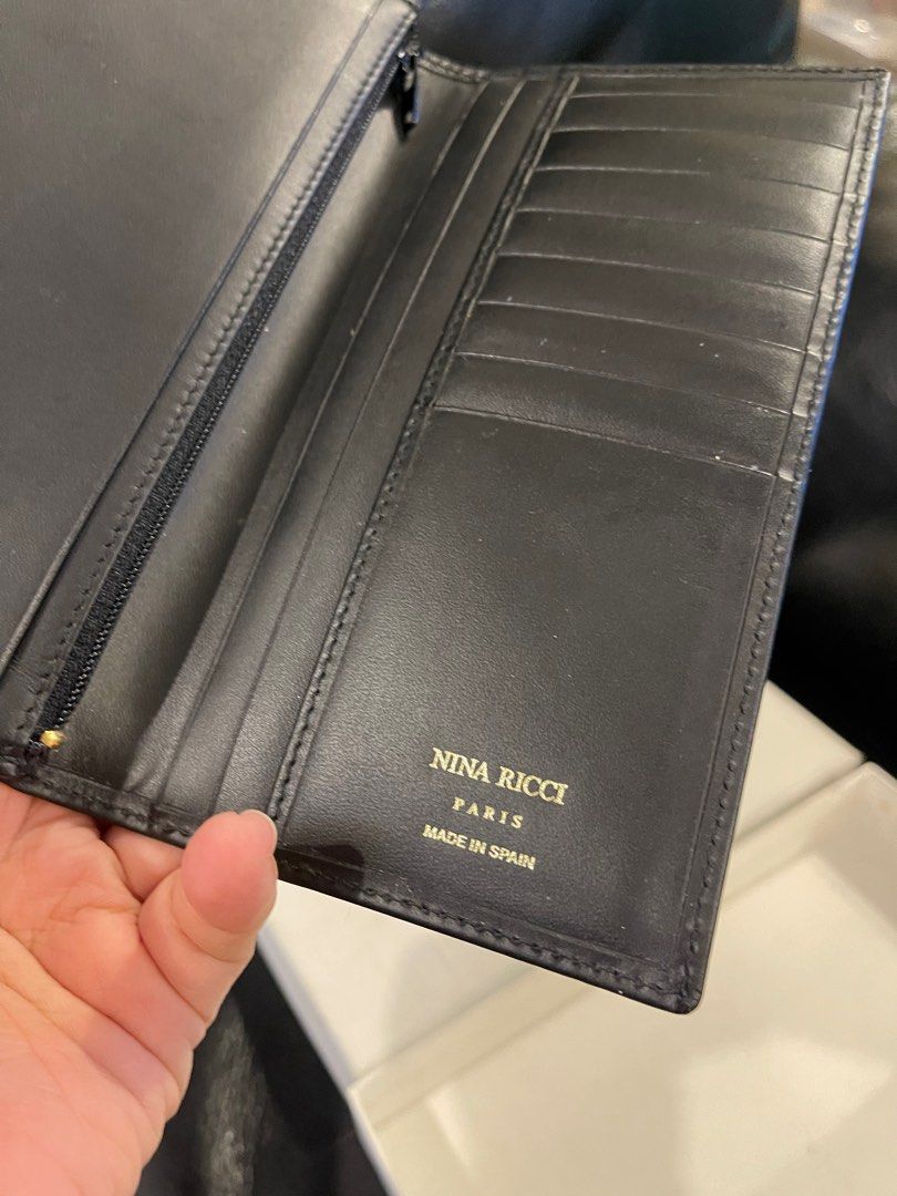 Nina ricci new bifold long wallet, Luxury, Bags & Wallets on Carousell