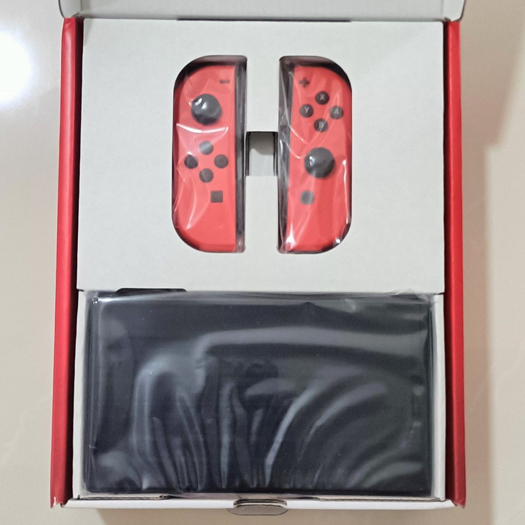 Nintendo Switch - OLED Model - Mario Red Edition, Video Gaming, Video ...