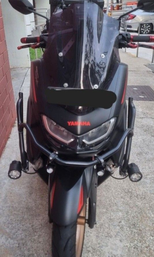 Nmax v2 foglight+ crashbar, Motorcycles, Motorcycle Accessories on ...