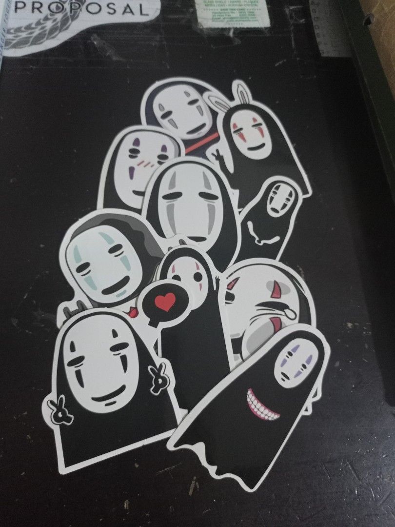 No face stickers, Hobbies & Toys, Stationery & Craft, Art & Prints on ...