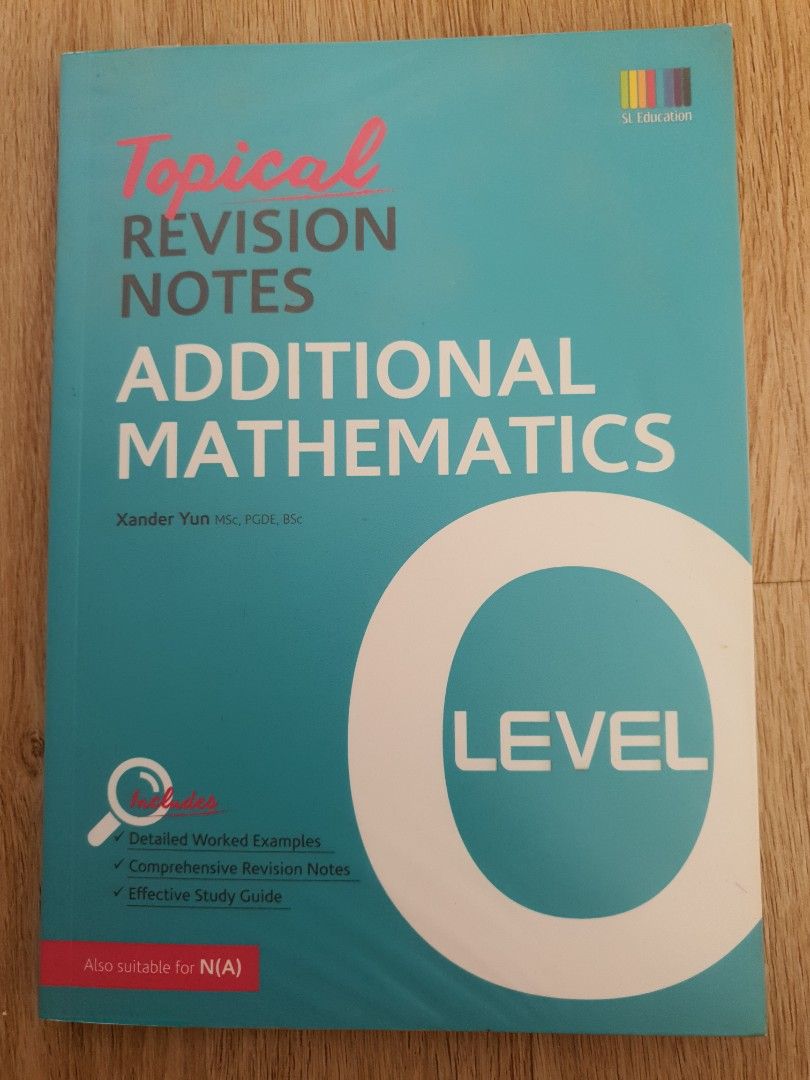 O Level AMATH revision notes, Hobbies & Toys, Books & Magazines ...