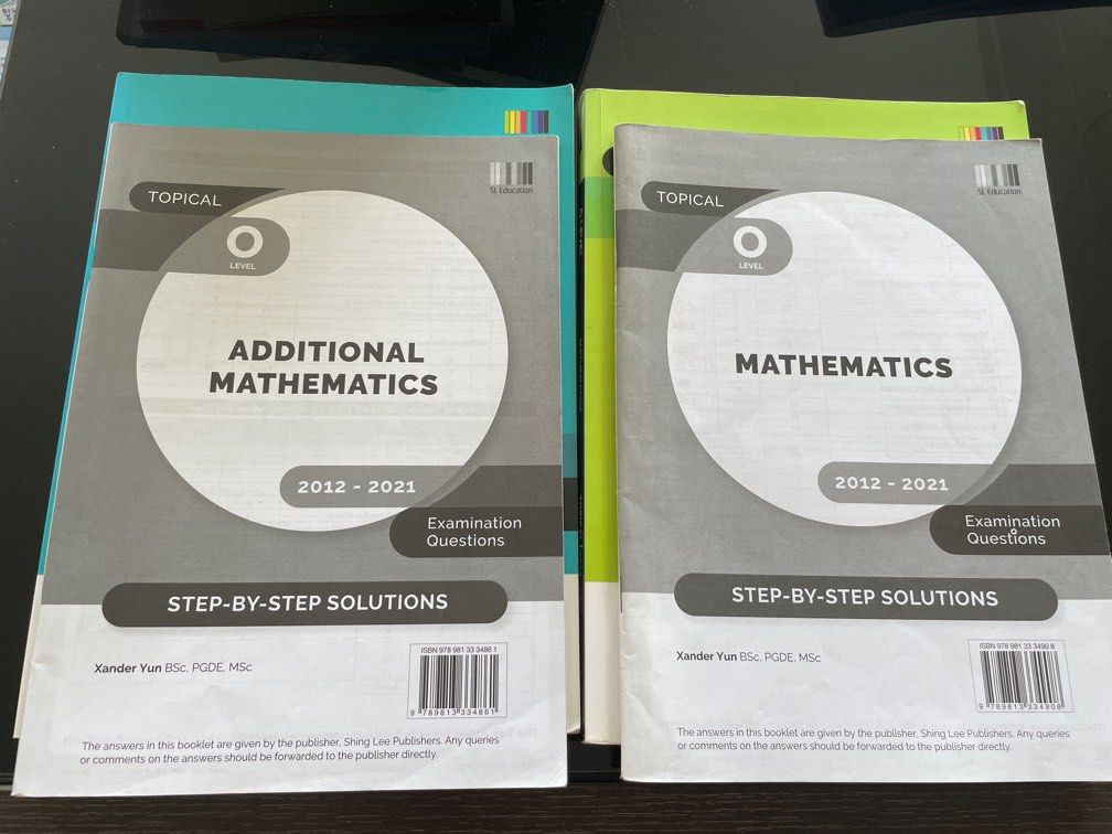 O Level mathematics and additional mathematics tys (topical - with ...