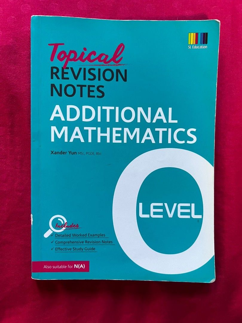 O Level Maths Topical Revision Notes, Hobbies & Toys, Books & Magazines ...