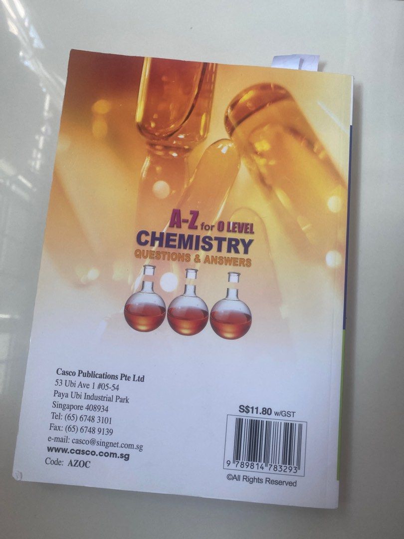O level pure chemistry revision book, Hobbies & Toys, Books & Magazines ...
