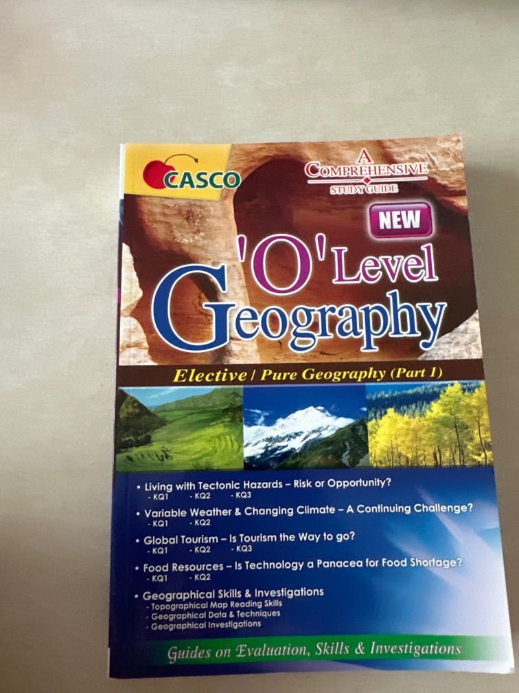O levels Geography Guide, Hobbies & Toys, Books & Magazines, Assessment ...