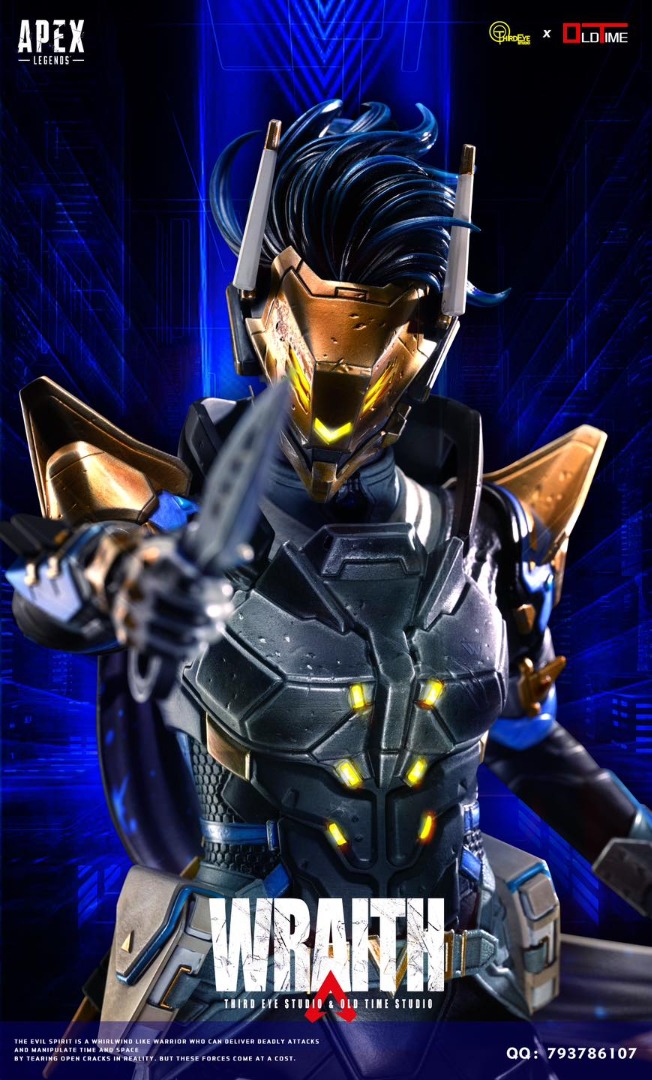 Old Time x Thirdeye Studio - Apex Legends Wraith, Hobbies & Toys, Toys ...