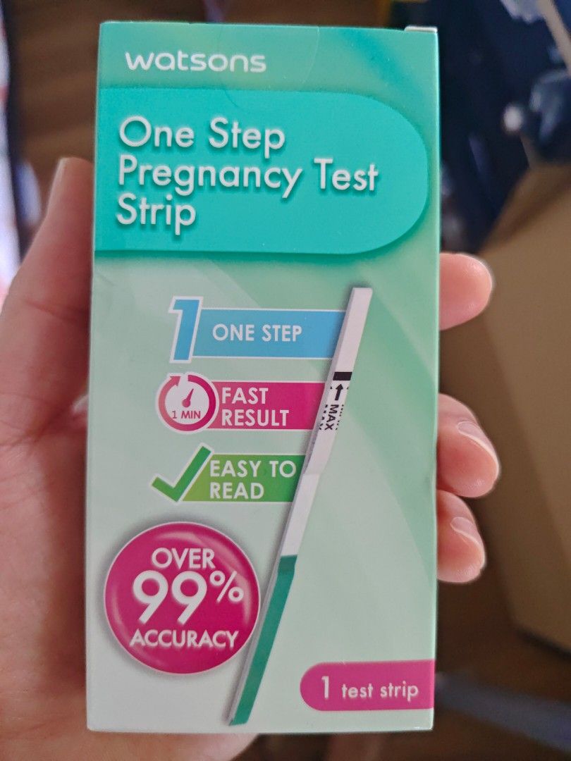 Watson One step pregnancy test strip, Health & Nutrition, Medical ...
