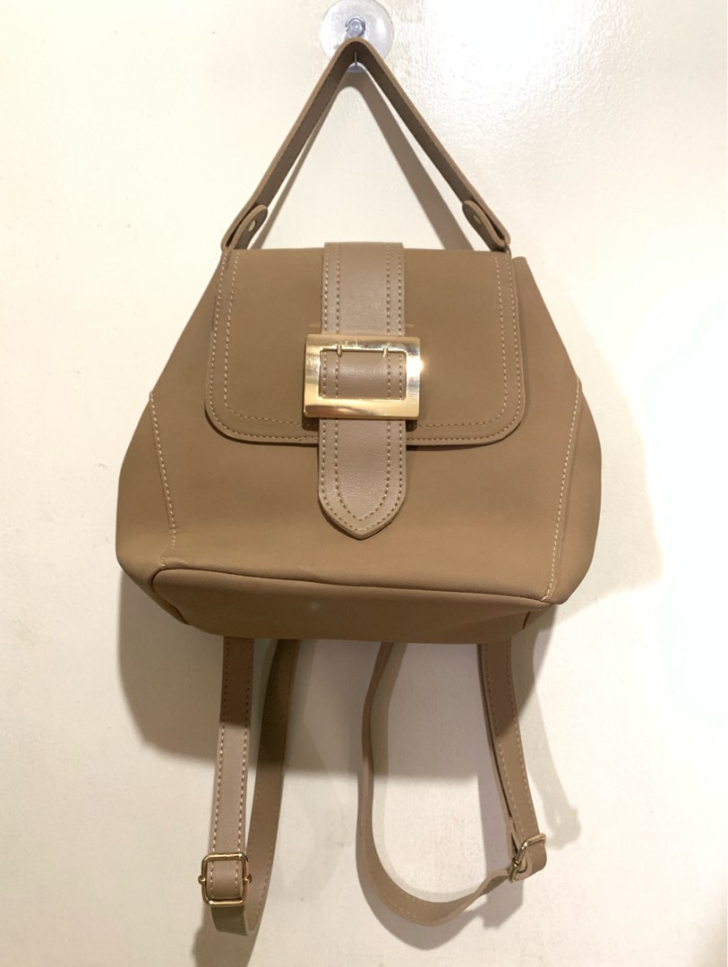 Parisian Small Brown Bag, Women's Fashion, Bags & Wallets, Backpacks on ...