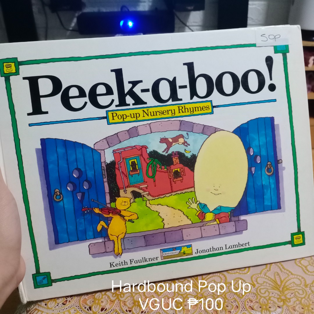 Peek-a Boo Pop Up Nursery Rhymes, Hobbies & Toys, Books & Magazines ...