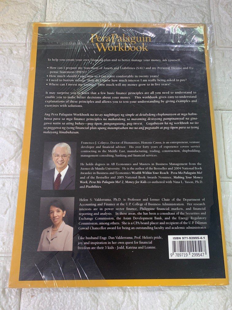 Pera Palaguin Workbook by Francisco Colayco, Hobbies & Toys, Books ...