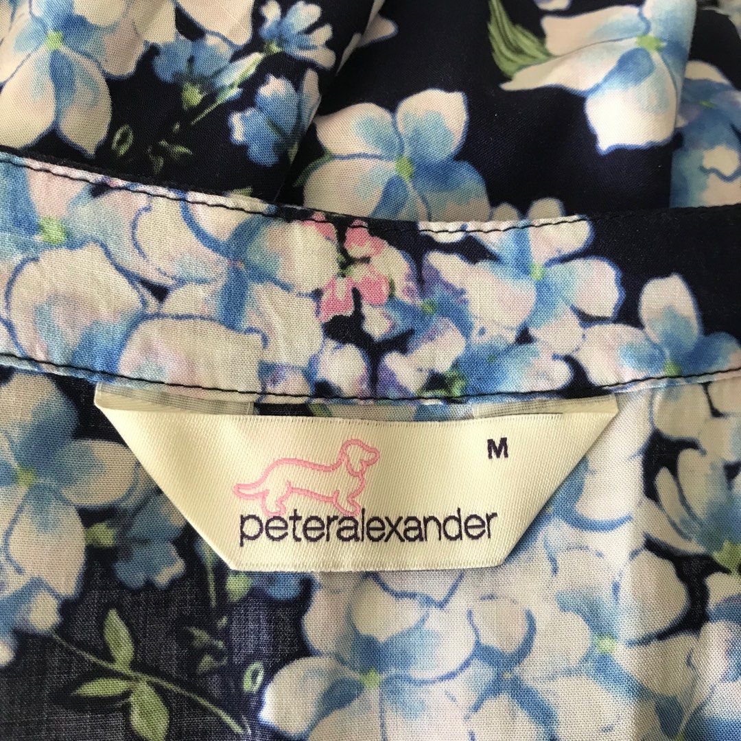 PETER ALEXANDER Floral Home Dress Tanpa Lengan, Fesyen Wanita, Pakaian ...