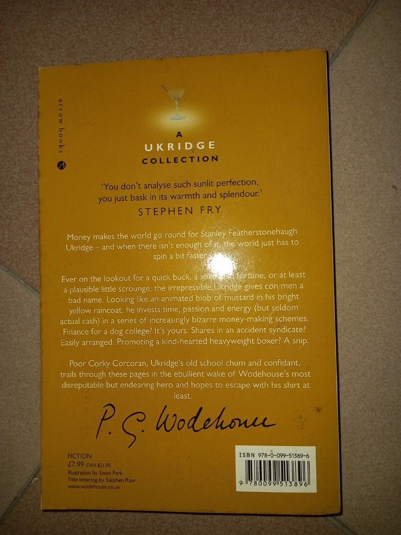 Storybook PG Wodehouse - Ukridge, Hobbies & Toys, Books & Magazines, Storybooks on Carousell