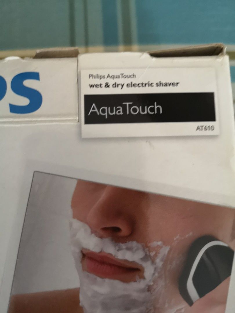 Philips Aqua Touch wet n dry electric shaver, Beauty & Personal Care ...
