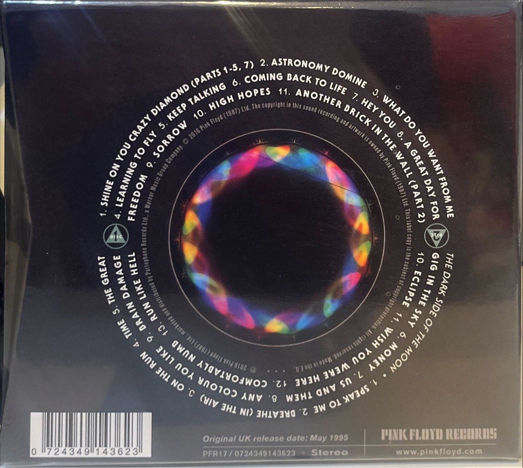 Pink Floyd: Pulse Live Deluxe 2CD Edition, Hobbies & Toys, Music ...
