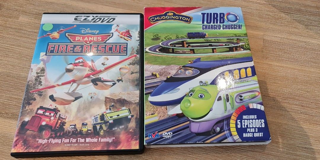 Planes Fire & Rescue and Chugginton DVD, Hobbies & Toys, Music & Media ...
