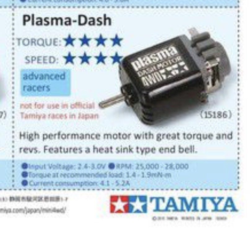 Plasma Dash Motor. Tamiya mini 4wd, Hobbies & Toys, Toys & Games on ...