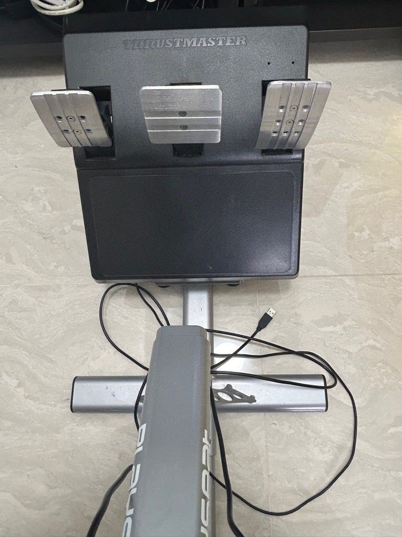 Playseat + Thrustmaster T3000 Steering Wheel, Video Gaming, Gaming ...