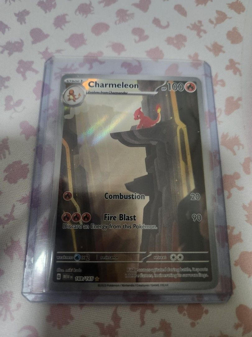 Pokemon 151 TCG Charmeleon IR, Hobbies & Toys, Toys & Games on Carousell