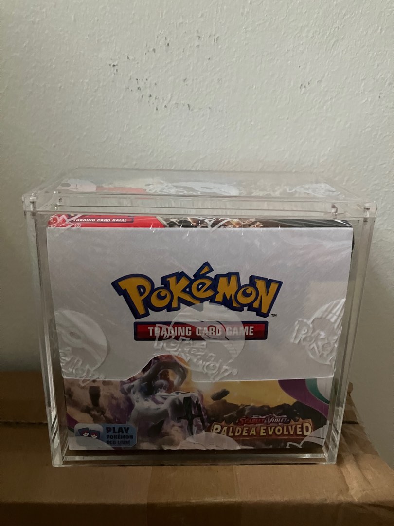 Pokemon Booster Box Acrylic Case, Hobbies & Toys, Toys & Games on Carousell