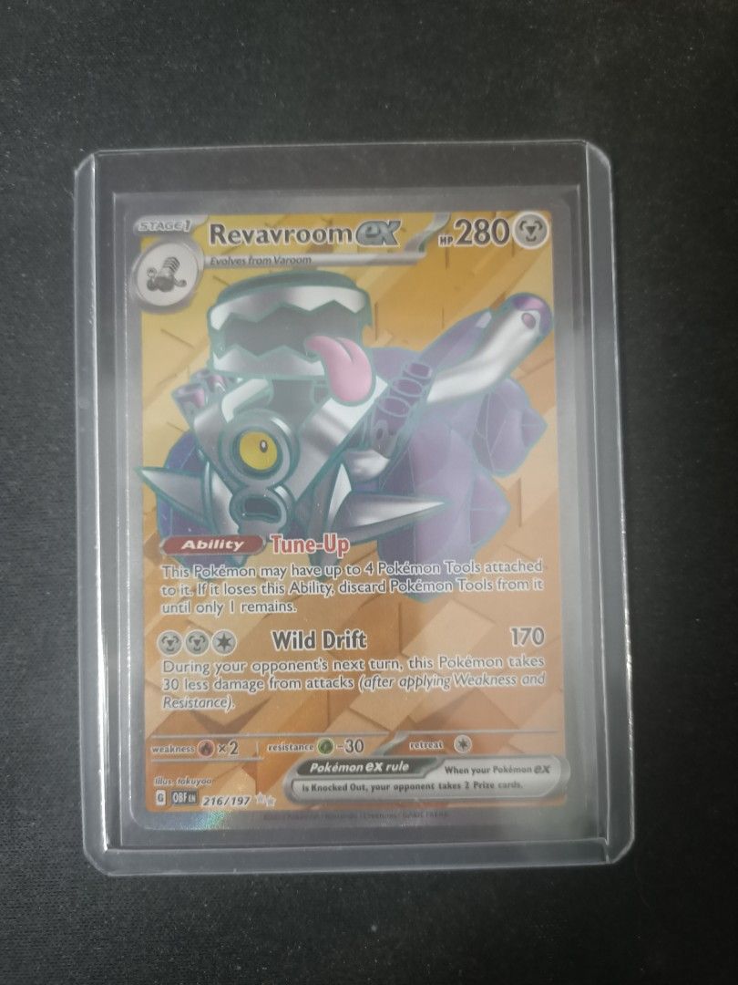 Pokemon cards - Revavroom ex 216/197 - Full Art Secret Rare - Obsidian ...